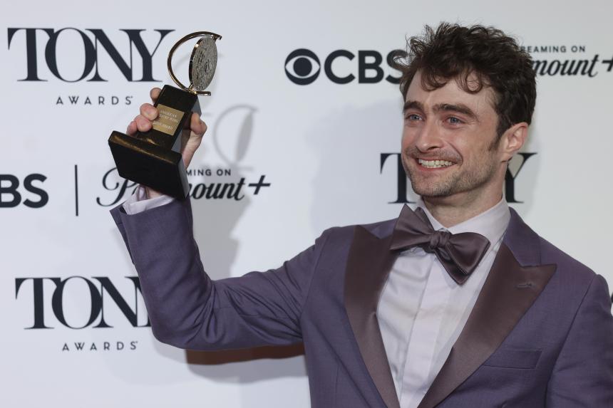 Harry Potter actor Daniel Radcliffe conjures up his first Tony Award ...