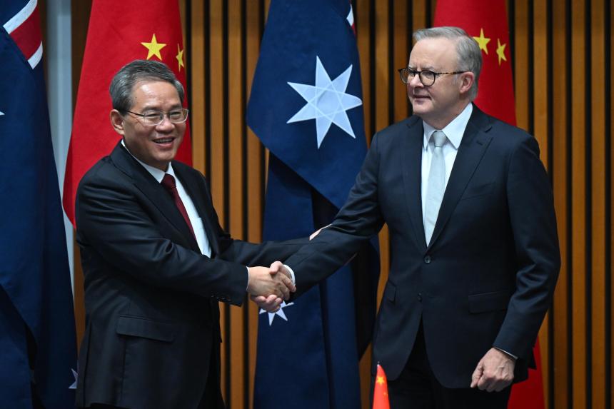 Ties warm during Chinese Premier Li Qiang’s landmark trip to Australia ...