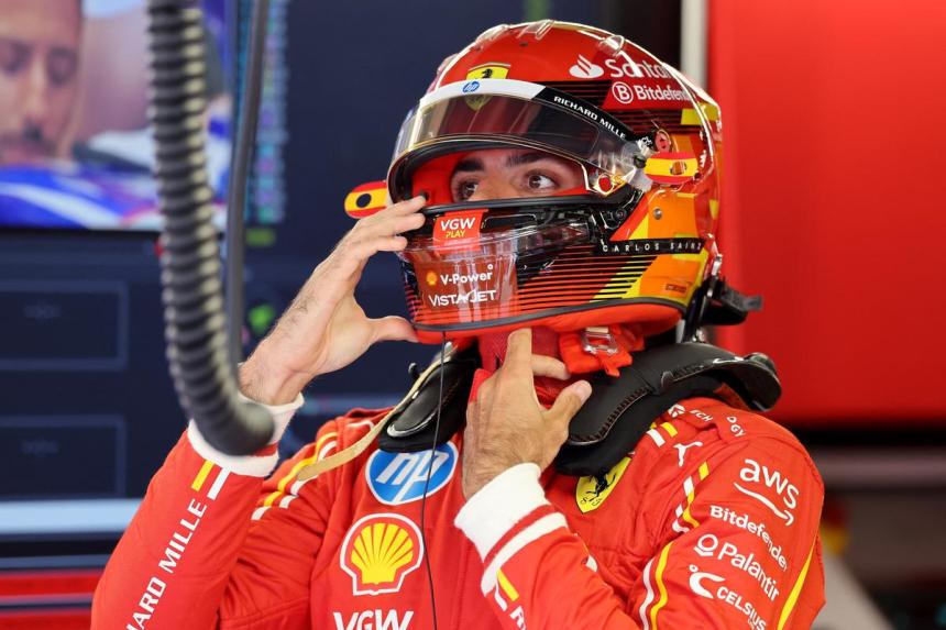 Sainz disappointed by Ferrari's lack of pace | The Straits Times