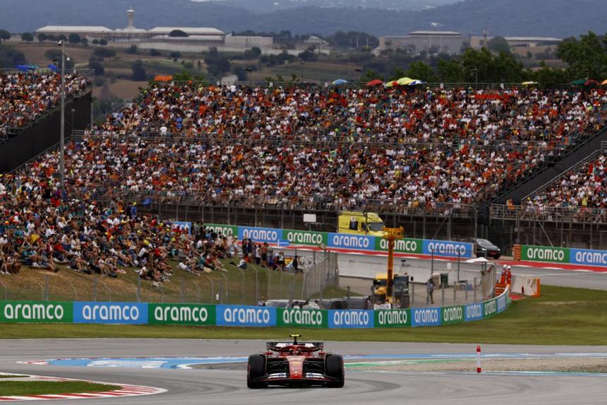 Sainz disappointed by Ferrari's lack of pace | The Straits Times