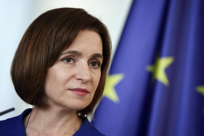 Sandu says Moldova's future within European family | The Straits Times