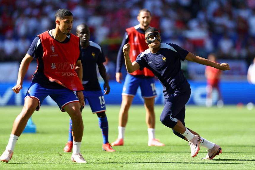 Mbappe starts for France as Griezmann drops to bench against Poland ...