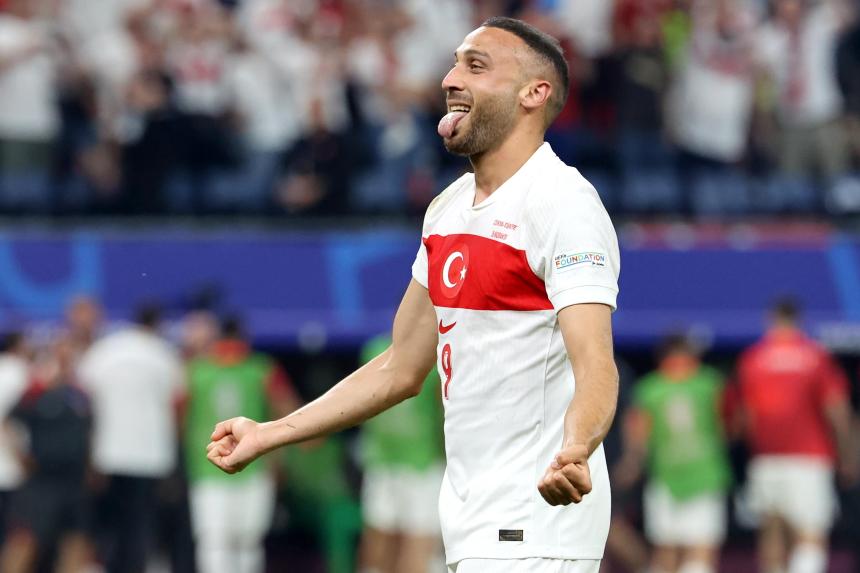Turkey reach last 16 at Euro 2024 with 2-1 win, send Czechs home | The ...