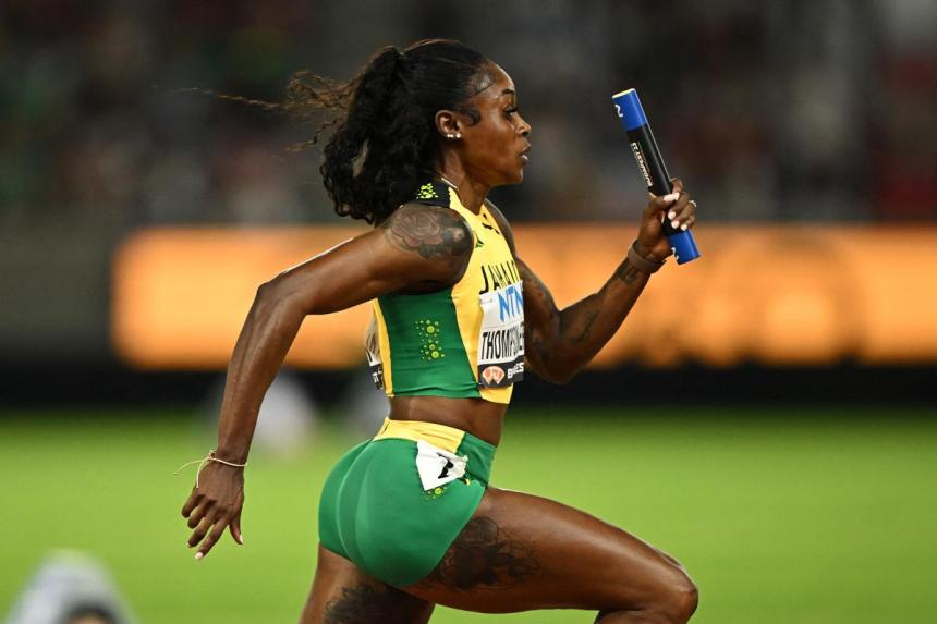 Jamaican sprinters sound warning for rivals ahead of Paris | The Straits Times