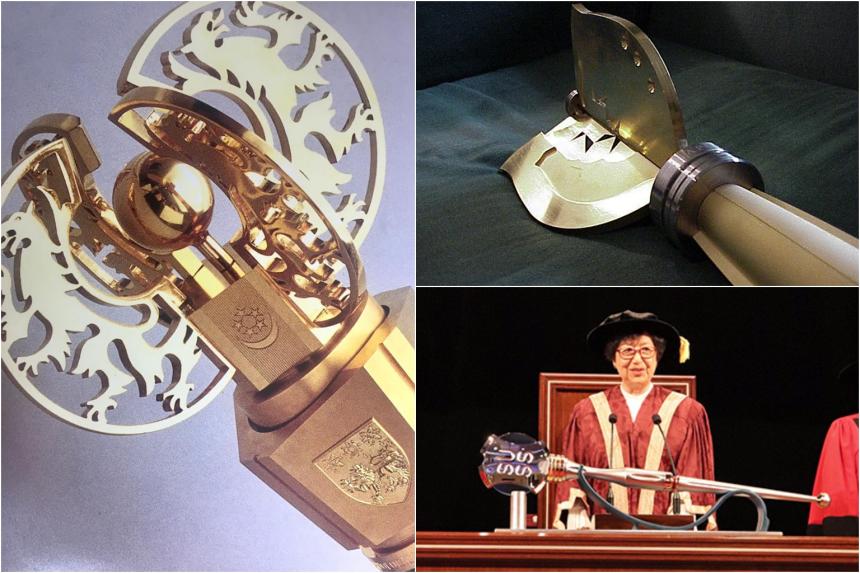 Elite clubs: Graduation maces made in Singapore | The Straits Times
