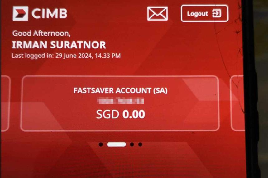 CIMB customers discover zero, negative account balances; bank says core systems not compromised ...