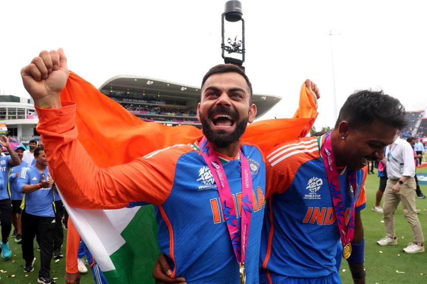 India great Virat Kohli retires from T20 internationals after World Cup win | The Straits Times