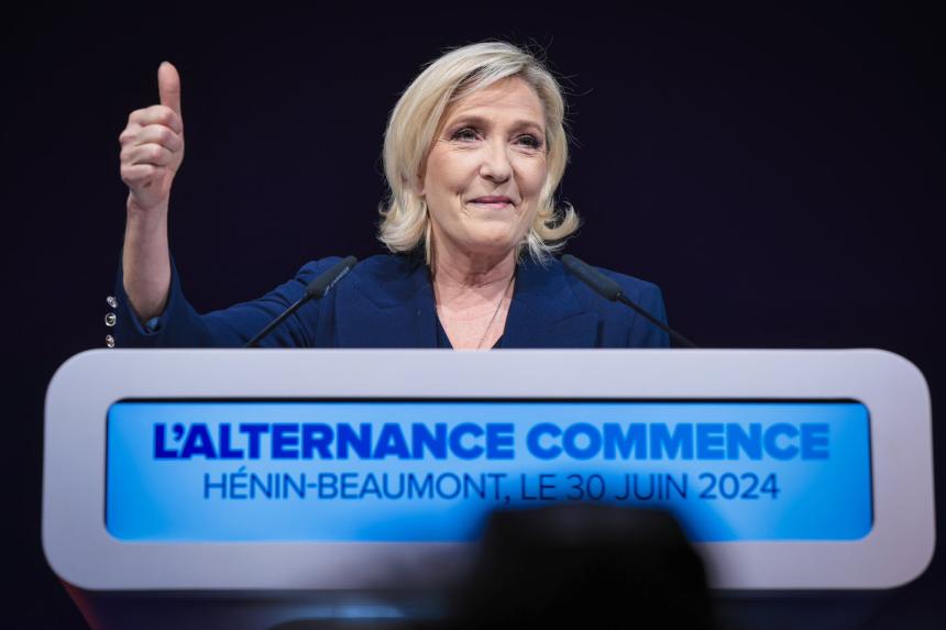 Historic win for far right in French first-round vote | The Straits Times