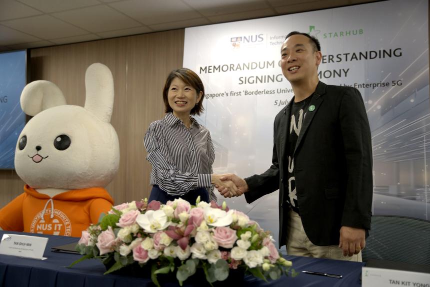 NUS, StarHub to trial enterprise-grade 5G network to support ...