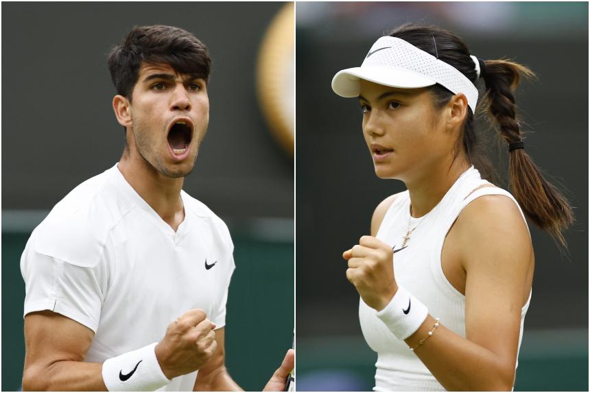 Carlos Alcaraz and Emma Raducanu ready to take centre stage at ...