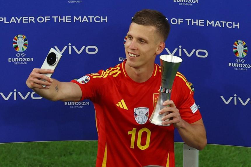 From substitute to hero, Olmo carries Spain past Germany | The Straits ...
