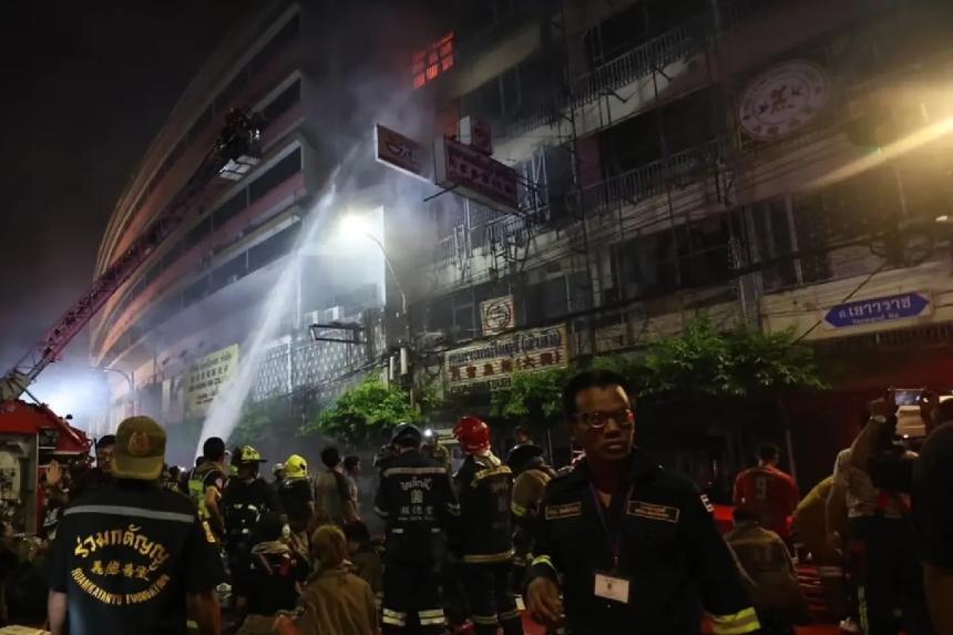 Major fire in Bangkok’s Chinatown injures dozens, damages hotels | The ...