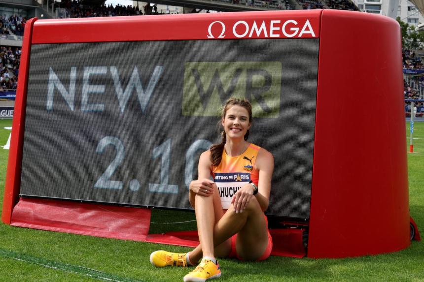 Ukraine's Mahuchikh breaks 1987 women's high jump world record | The ...