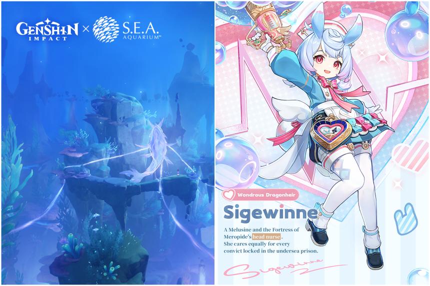 Genshin Impact and S.E.A. Aquarium collaborate on an underwater ...
