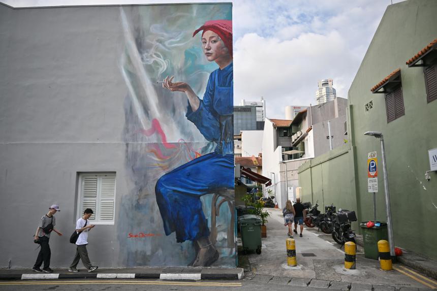 Samsui woman mural can remain, but building owner will be fined $2,000 ...