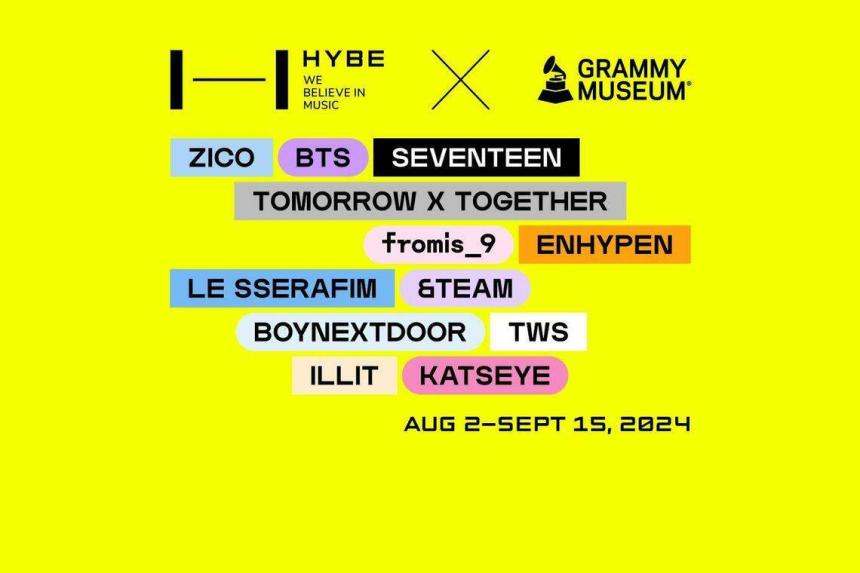 Grammy Museum gears up for K-pop exhibit featuring Hybe acts BTS ...