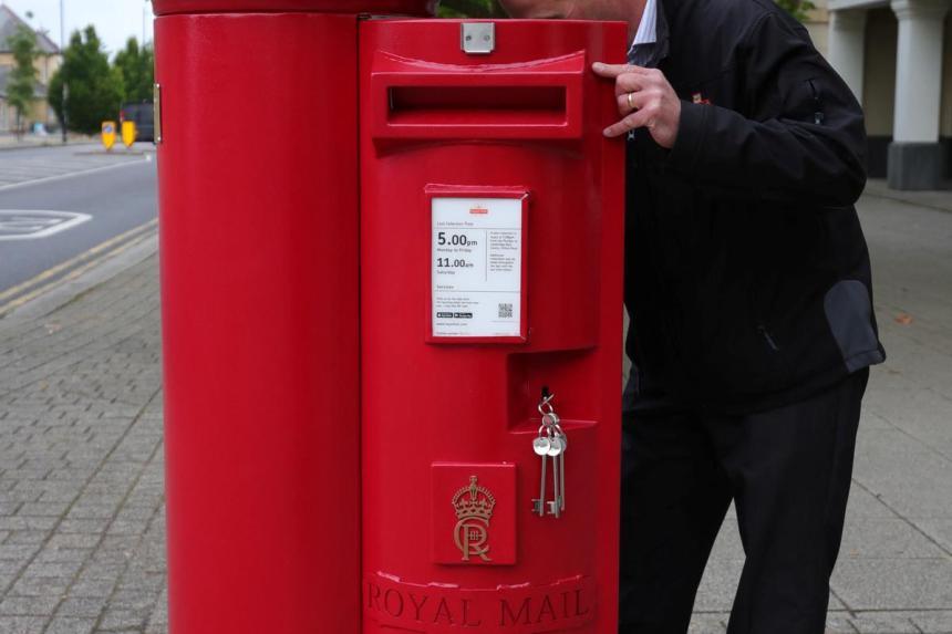 First King Charles red post box unveiled | The Straits Times
