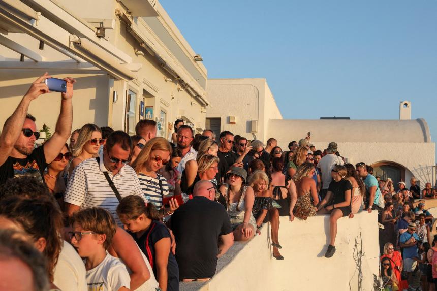 Greek islands can't keep destructive tourist crowds away | The Straits ...
