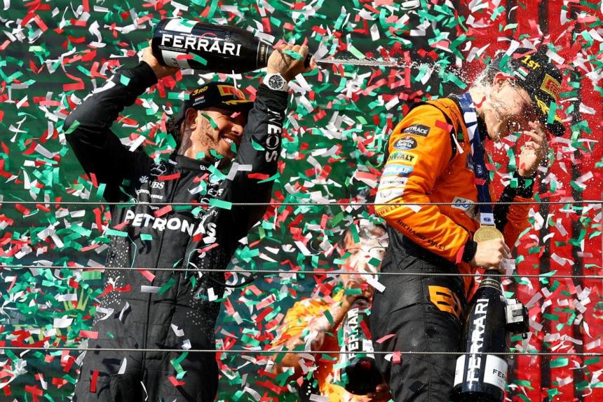 No shoey for Australia's latest F1 winner | The Straits Times