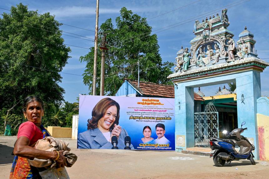 Indian priests invoke heavenly powers for Kamala Harris | The Straits Times