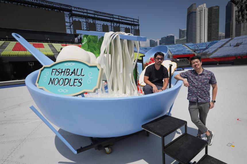 NDP 2024: Giant bowl of fishball noodles, plate of nasi lemak among ...