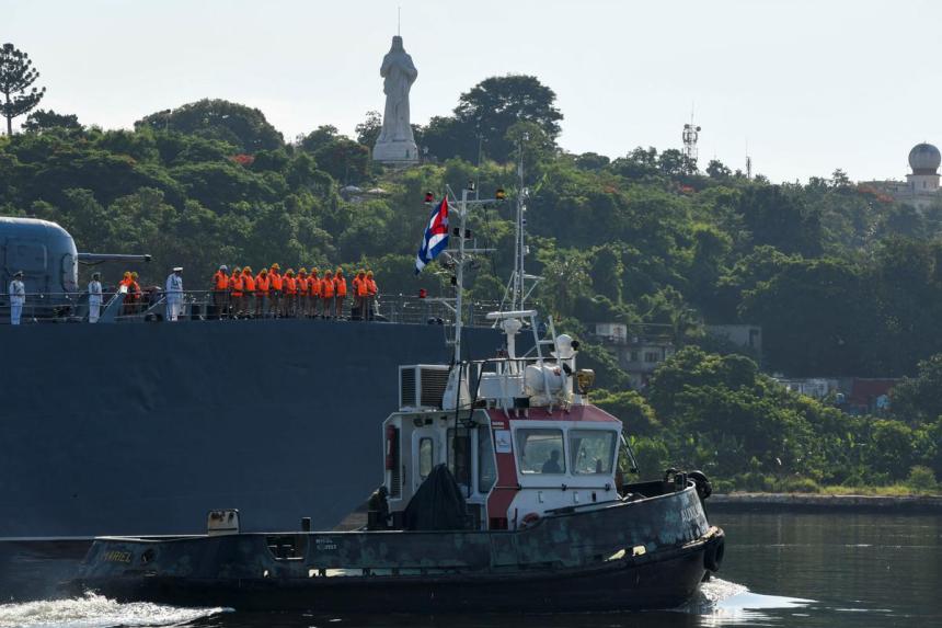 Russian warships make routine visit to Cuba | The Straits Times