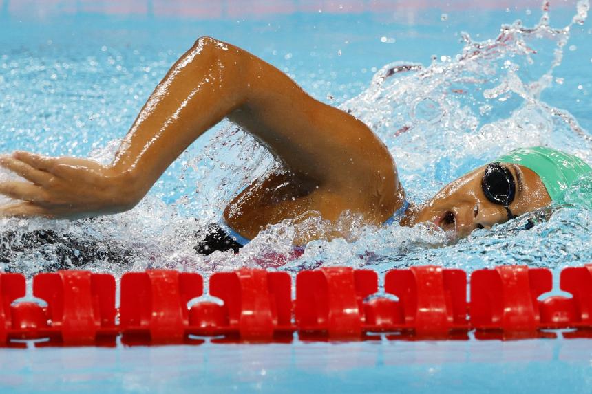 Saudi Arabia hails kingdom’s first female Olympic swimmer | The Straits ...