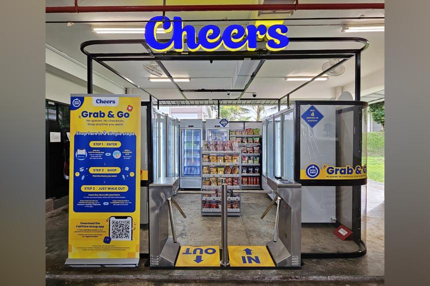 Unmanned, 24-hour Cheers convenience stores being rolled out in SAF ...