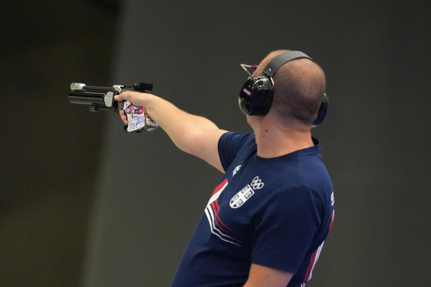 Shooting-Britain's Hales wins trap gold, Serbia win air pistol mixed ...