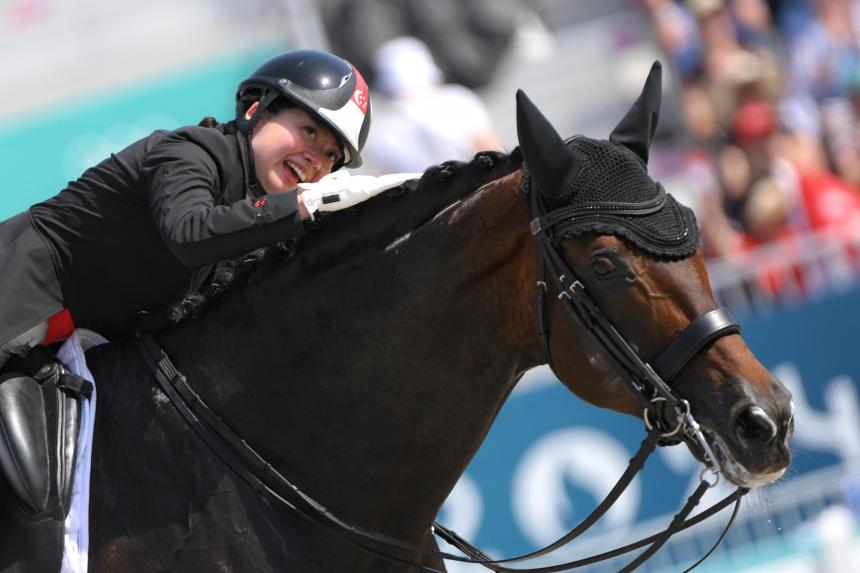 On a difficult day, horse and rider are teammates to the finish | The ...