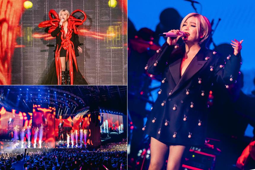 Concert review: Pop diva A-mei charms her mum and fans with encore ...