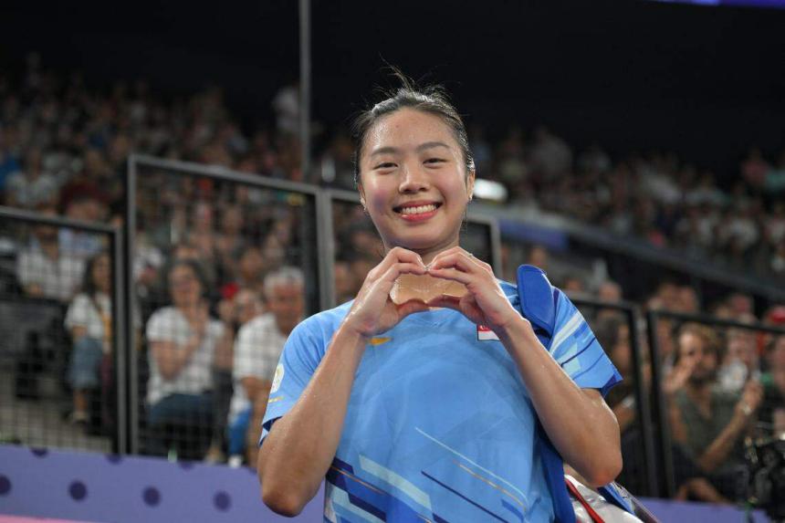 Yeo Jia Min tops group after second win, through to last 16 at Olympics | The Straits Times