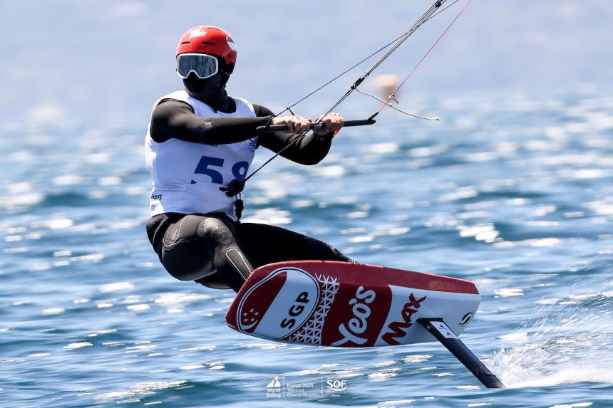 Singapore’s kitefoiler Maximilian Maeder ‘excited to go racing’ in his ...