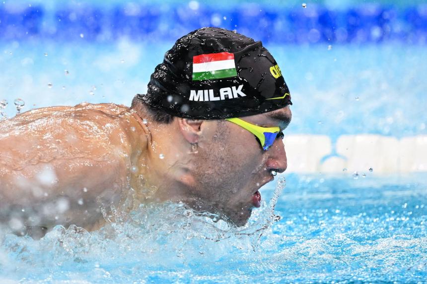 Hungary’s Kristof Milak roars home for men’s 100 metres Olympic butterfly gold | The Straits Times