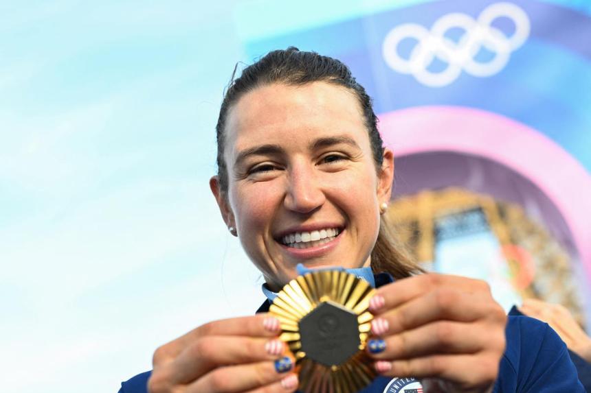 Former venture capitalist Kristen Faulkner wins gold in Olympics ...