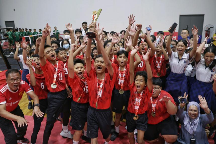 Hat-trick for Marsiling Secondary School in C Division sepak takraw ...