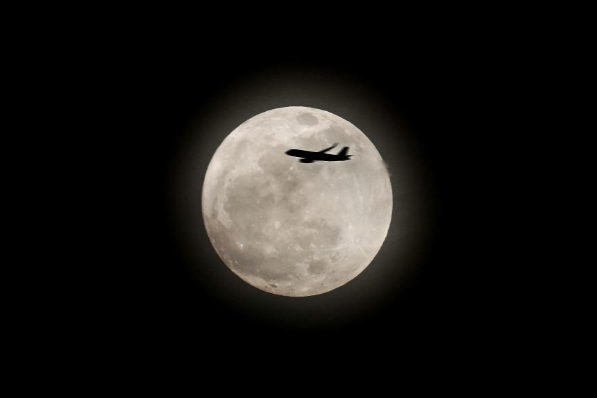 First supermoon of the year lights up the skies, delighting sky gazers ...