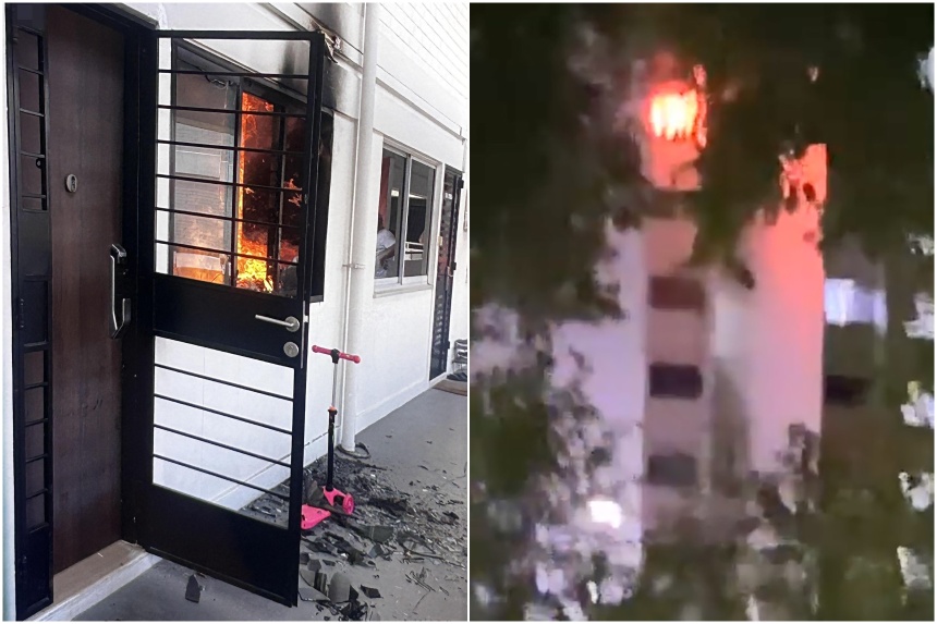Over 100 in Yishun evacuated due to separate fires on same day linked ...