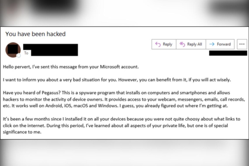 ‘You have been hacked’: SingCert warns of extortion e-mails, received 33 reports in August | The ...