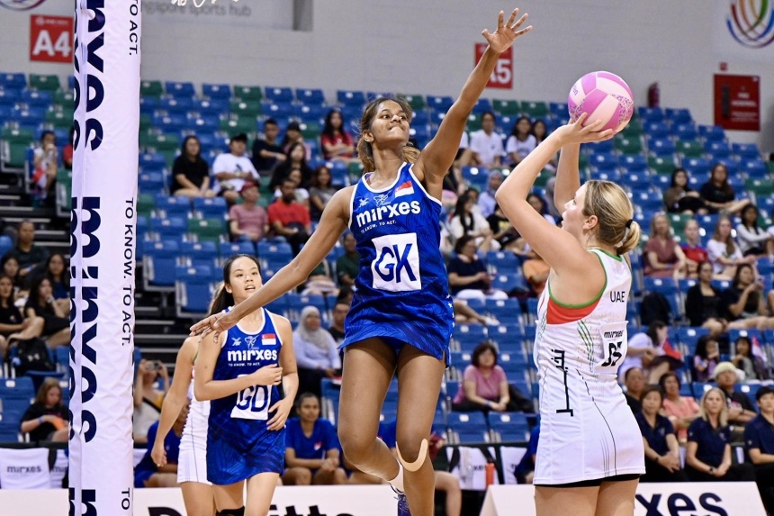 Singapore surprise K. Mishalenee helps hosts reach Nations Cup netball ...