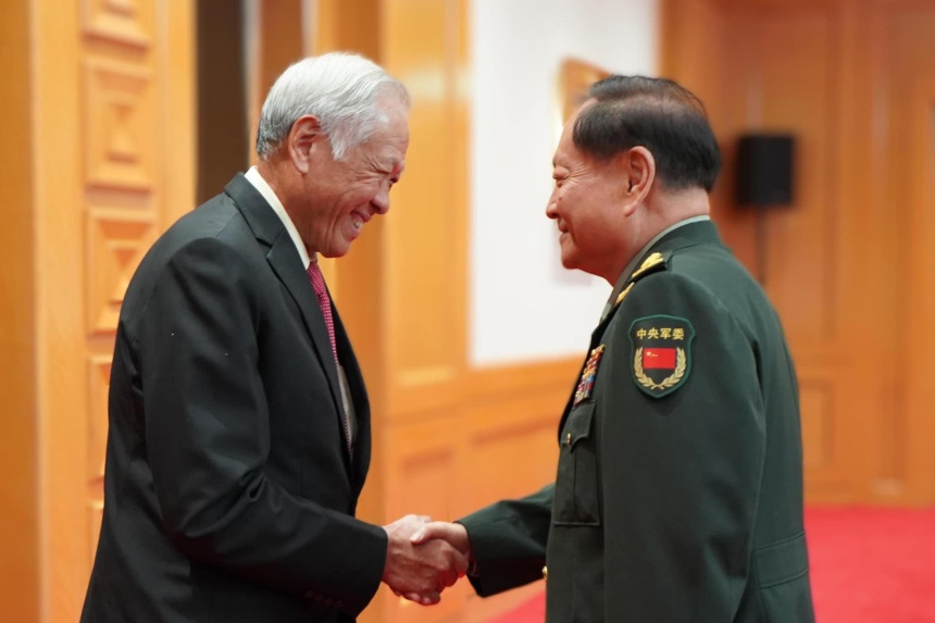 Ng Eng Hen meets top Chinese general Zhang Youxia in Beijing, reaffirms ...