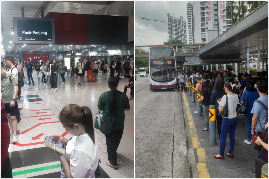 MRT service resumes on Circle Line after power fault causes delay for ...