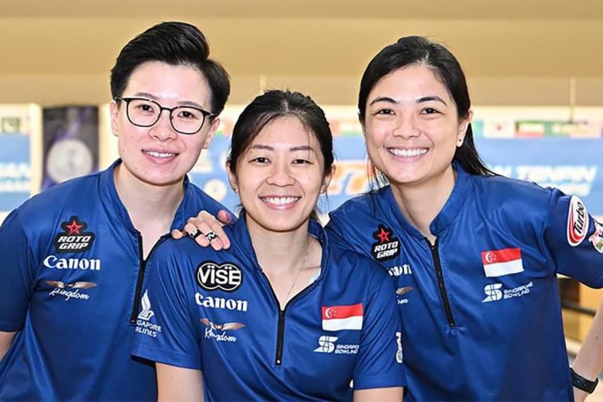 Singapore bowlers New Hui Fen, Bernice Lim and Daphne Tan win trios ...
