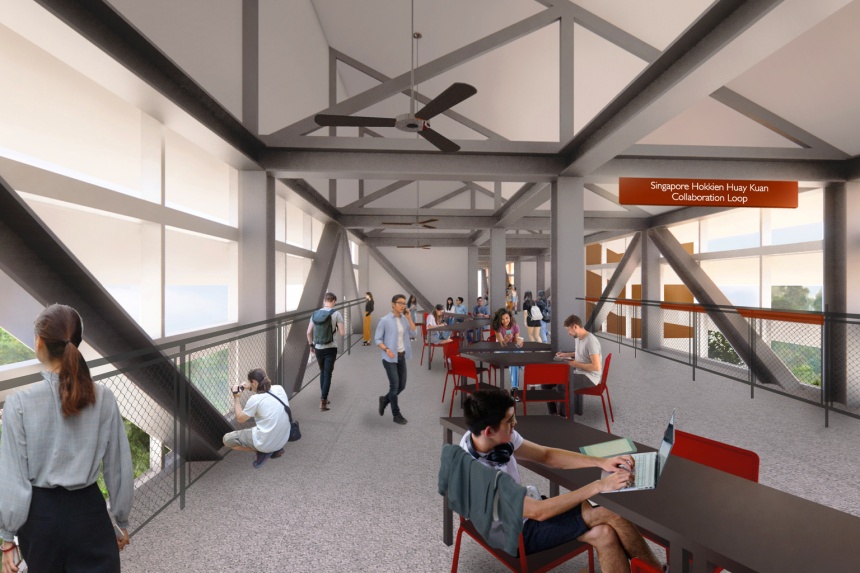 Creative engineering: How a giant 2km loop bridges new university ...