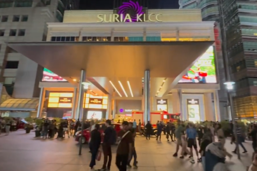 Hundreds evacuated from Suria KLCC mall after fire breaks out at emergency stairway | The ...