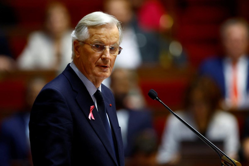 France must control its borders better, says PM Barnier | The Straits Times