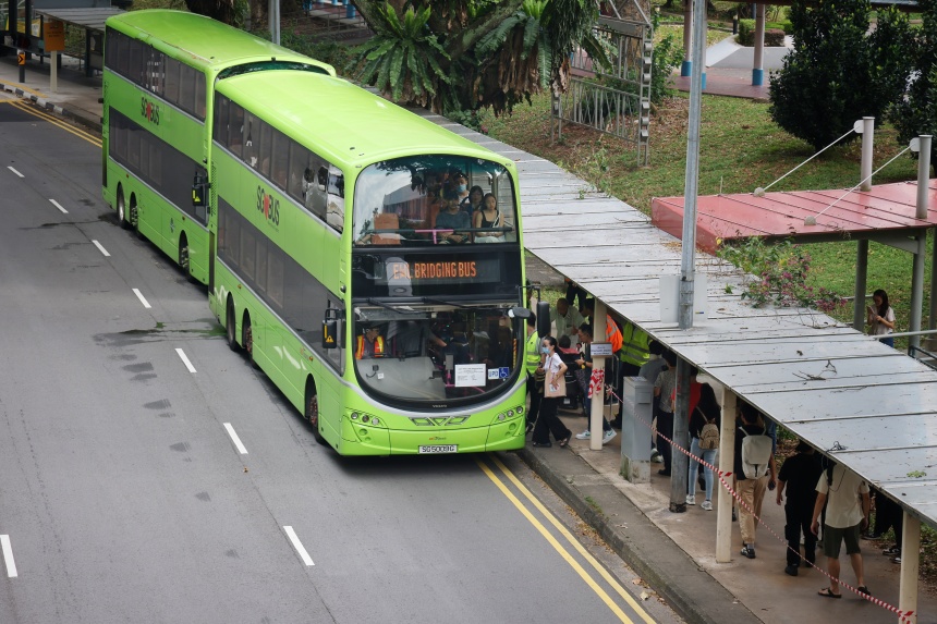 LTA, bus operators to review management of free bus services during EWL ...