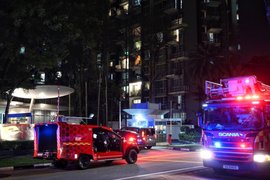 About 100 people evacuated after fire breaks out in Buangkok ...