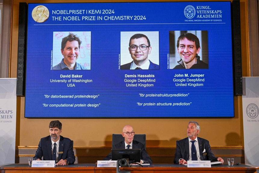 Nobel Prize in Chemistry awarded to 3 scientists for work with proteins ...