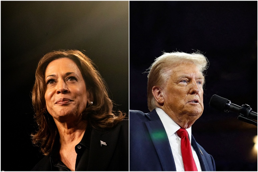 Harris overtakes Trump among suburban voters, Reuters/Ipsos polling ...